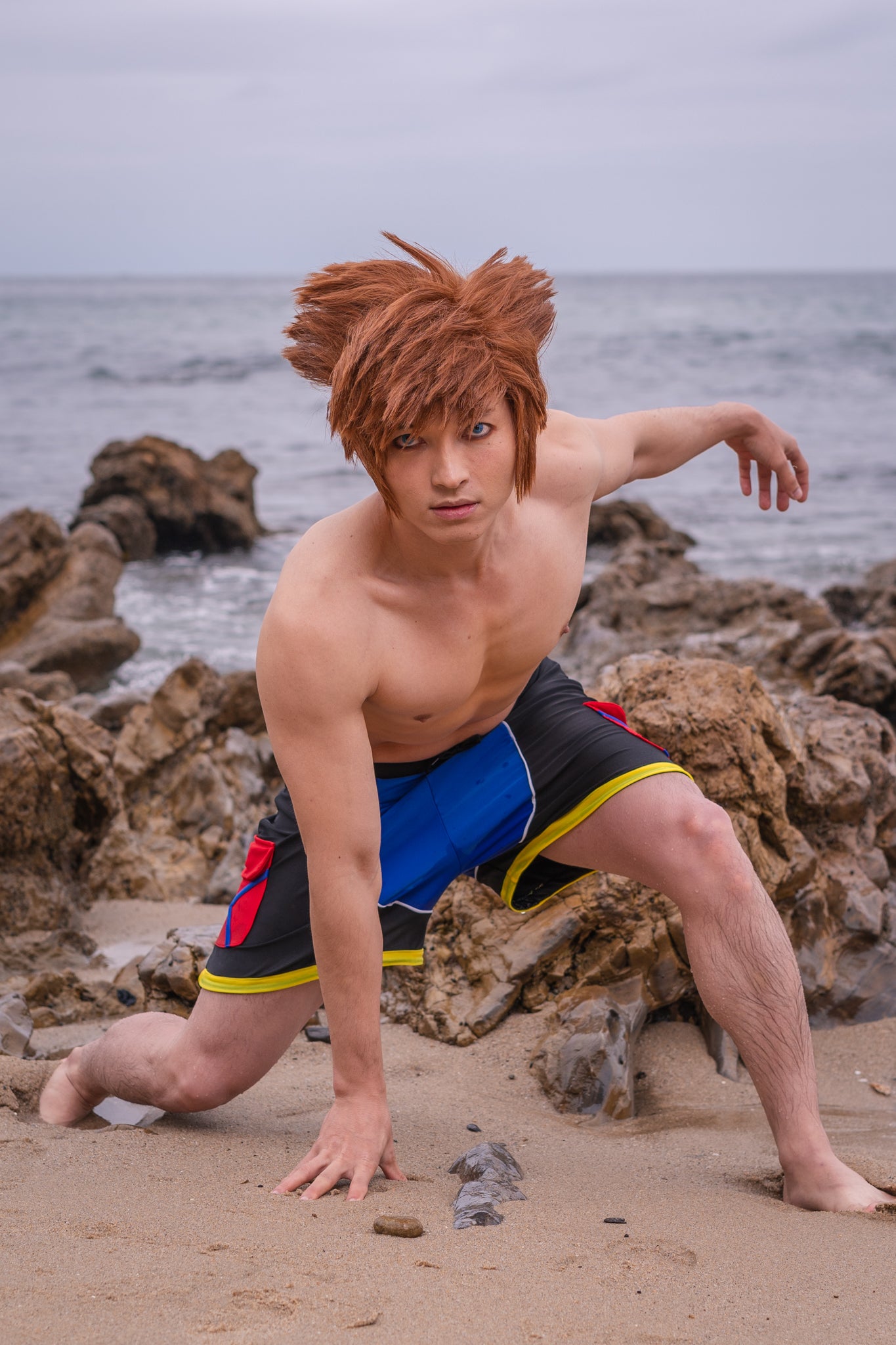 Kingdom Key Wielder Swimsuit Cosplay Shorts - SixOn Clothing